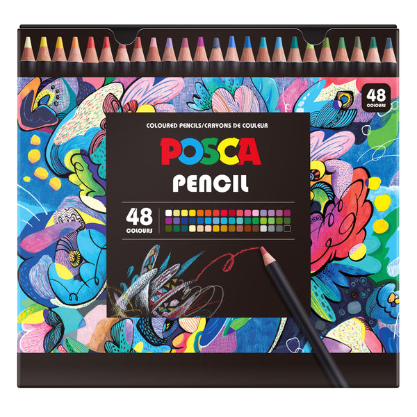 Posca Colored Pencils | KPE20036C | uni-ball