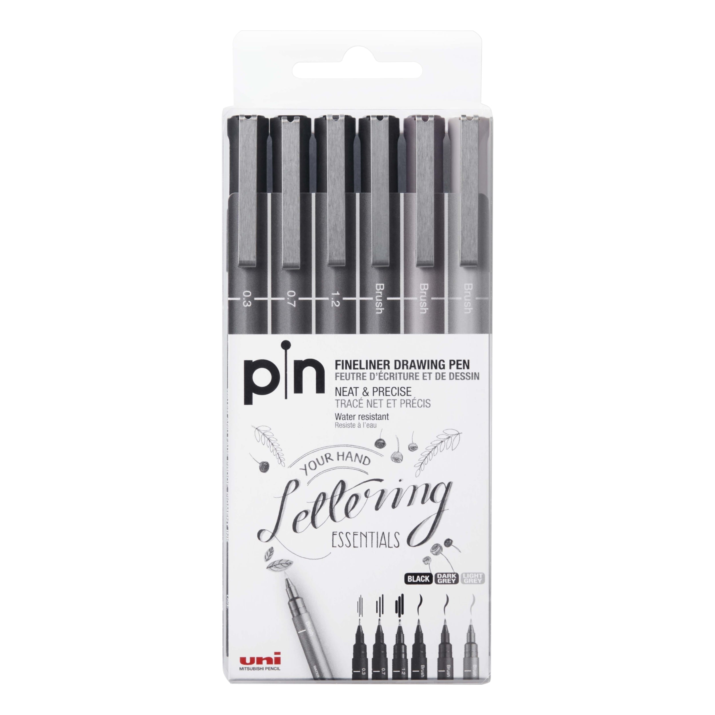 Pin Assorted | Fine Line Drawing Pens | uni-ball
