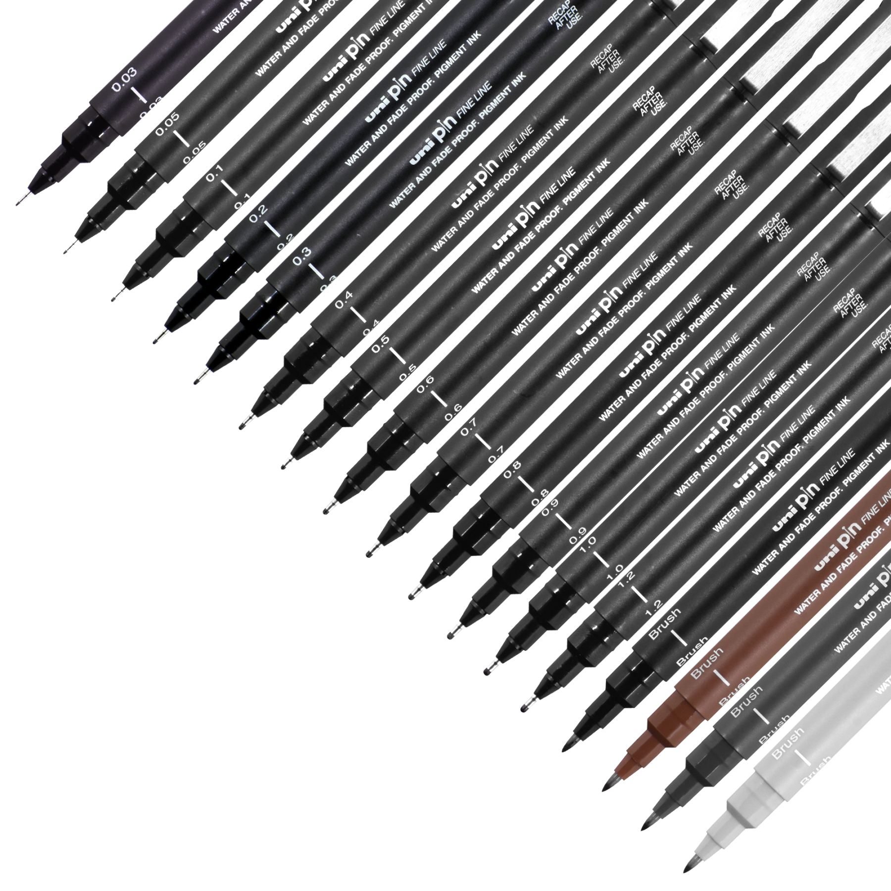 Pin Brush | Fine Line Drawing Pens | uni-ball